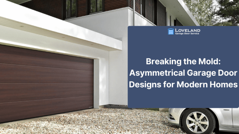 Breaking the Mold: Asymmetrical Garage Door Designs for Modern Homes ...